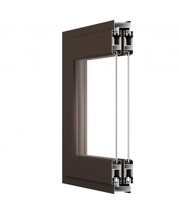 80 70 Series Casement Window Profile Narrow Aluminium Profiles